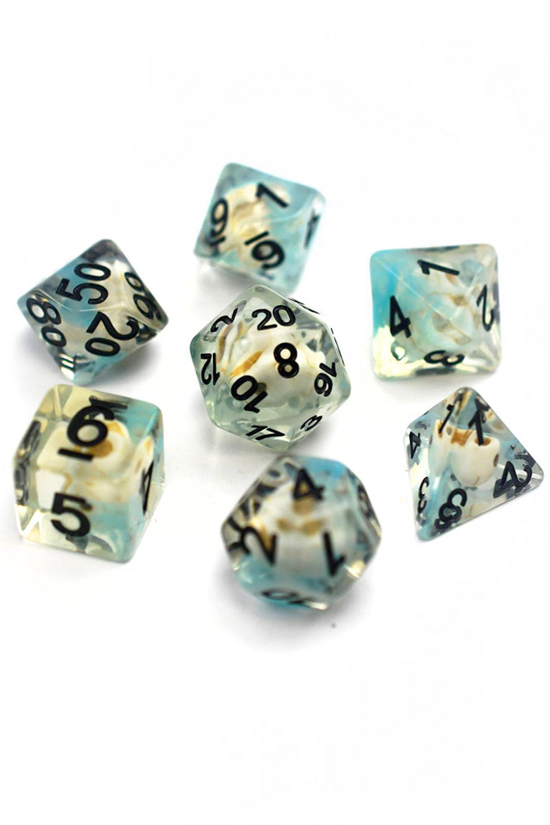 Dead Men Tell No Tales - Acrylic Dice Set – GAMETEEUK