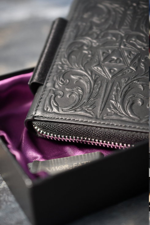 The World's Finest Wallet of Holding - Dagger & Dice Black – GAMETEEUK