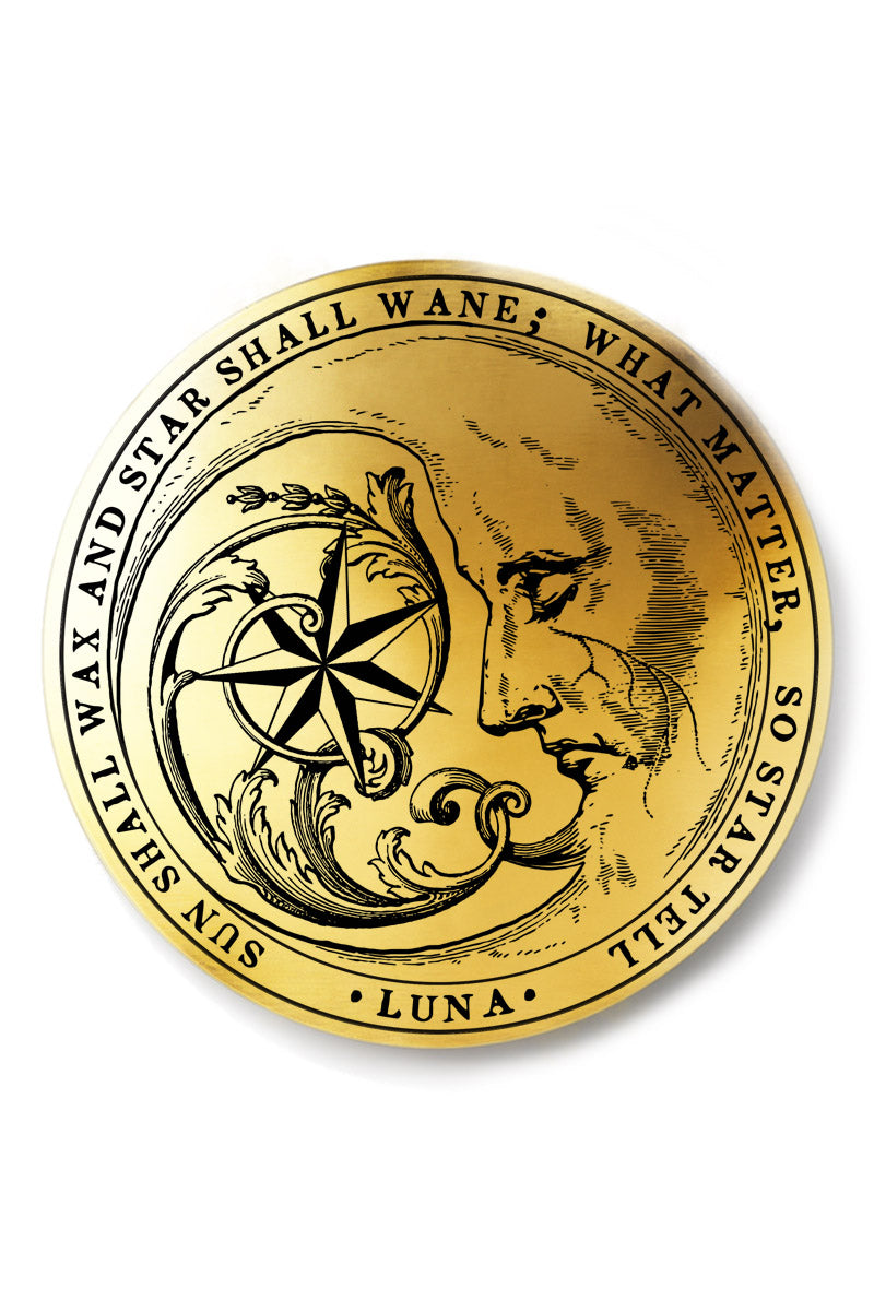 Luna - Metallic Gold Sticker – GAMETEEUK