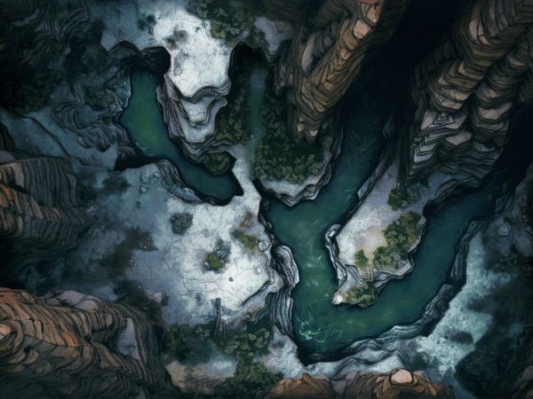 Red Rock Chasm - Night and Day Digital Map – GAMETEEUK