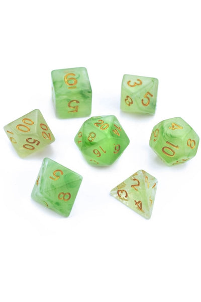 Botanical - Smoke-Silk Acrylic Dice Set – GAMETEEUK