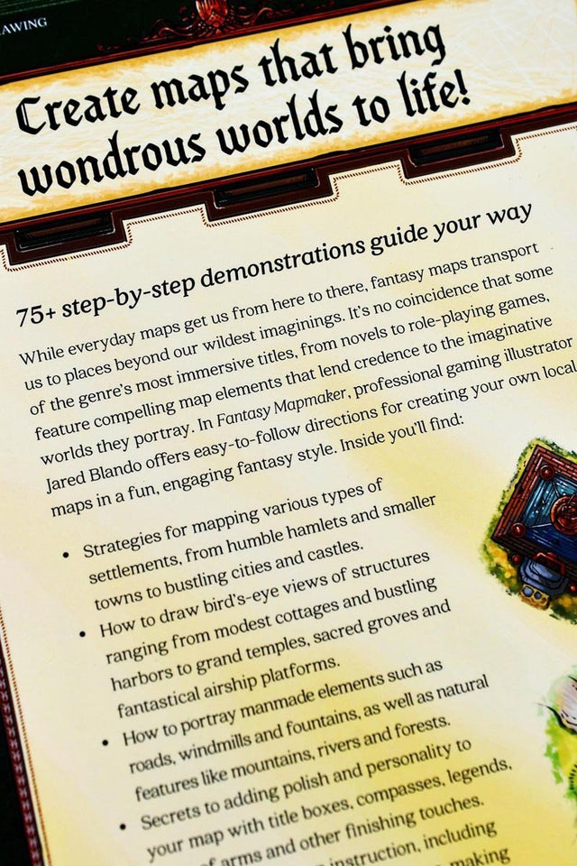 Fantasy Mapmaker - How to Draw RPG Cities for Gamers and Fans – GAMETEEUK