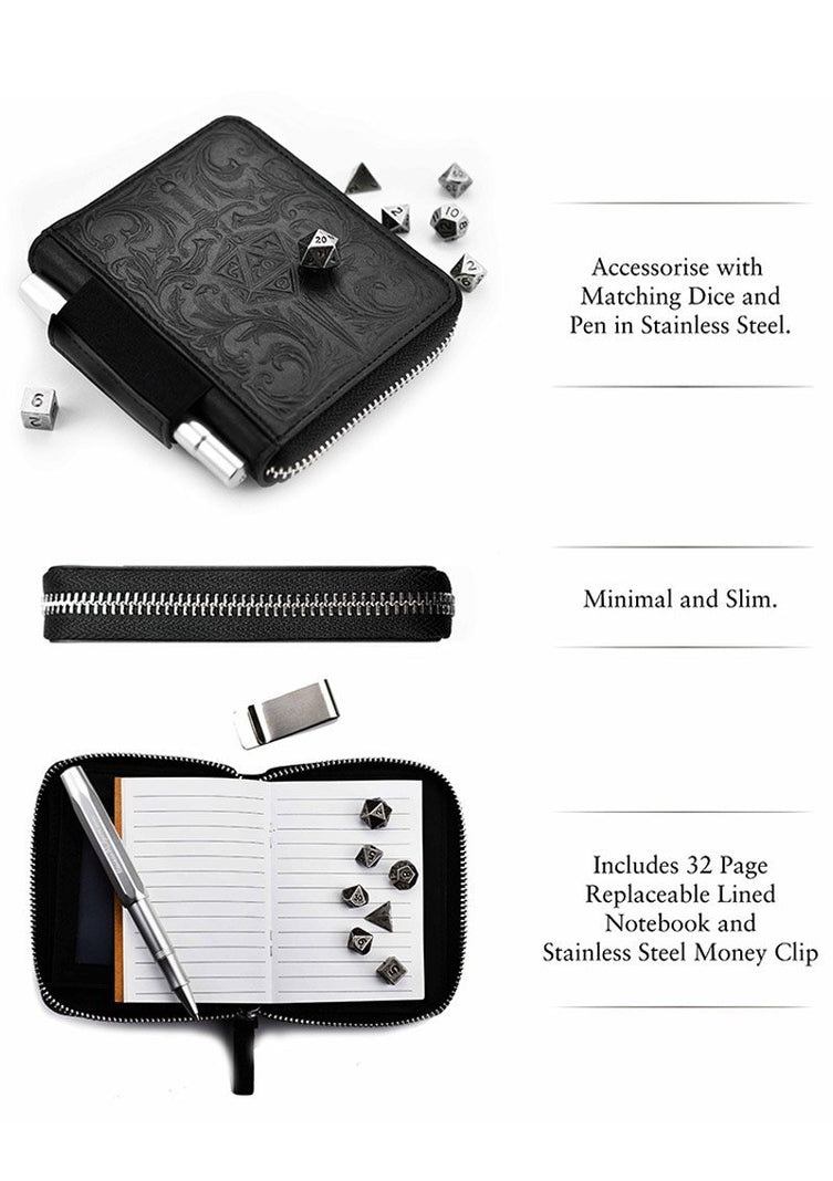The World's Finest Wallet of Holding - Dagger & Dice Black – GAMETEEUK